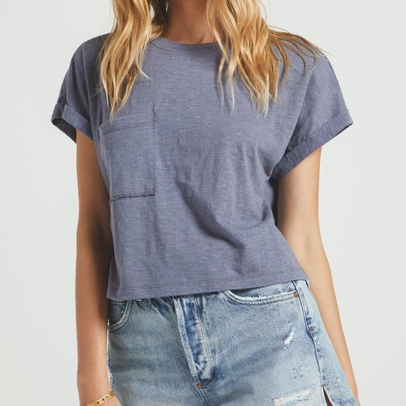 Z Supply | Tops | Keely Slub Jet Set Grey | Poshmark